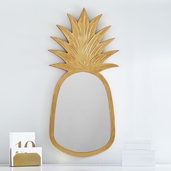 Lilly Pulitzer Pineapple Decorative Mirror | Pottery Barn Teen