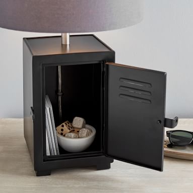 Locker Storage Table Lamp | Pottery Barn Teen