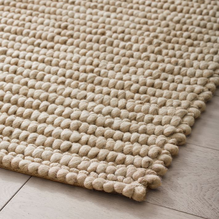 Oatmeal Textured Wool Rug | Teen Rug | Pottery Barn Teen