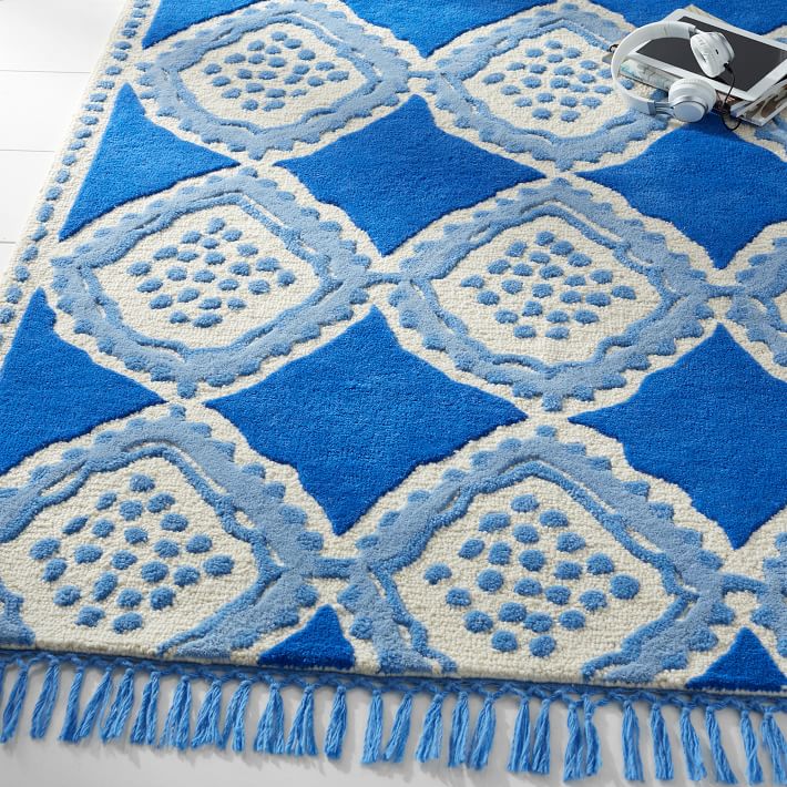 Blue Lilly Pulitzer Spot On Rug | Teen Rug | Pottery Barn Teen
