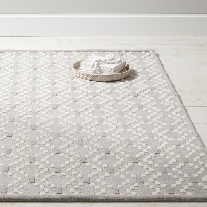 Abby Trellis Wool Rug | Pottery Barn Teen