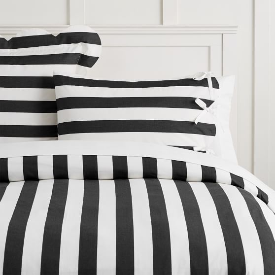 Pajama Stripe Girls Duvet Cover | Sale | Pottery Barn Teen