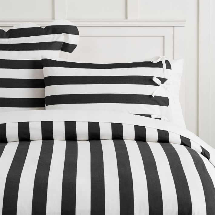 Pajama Stripe Girls Duvet Cover | Sale | Pottery Barn Teen