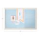 Framed Complete Pinboard, Pool Stripe | Wall Organizers | Pottery Barn Teen