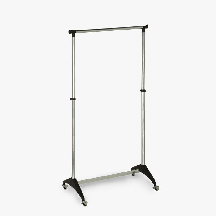 Adjustable Rolling Garment Rack | Pottery Barn Teen