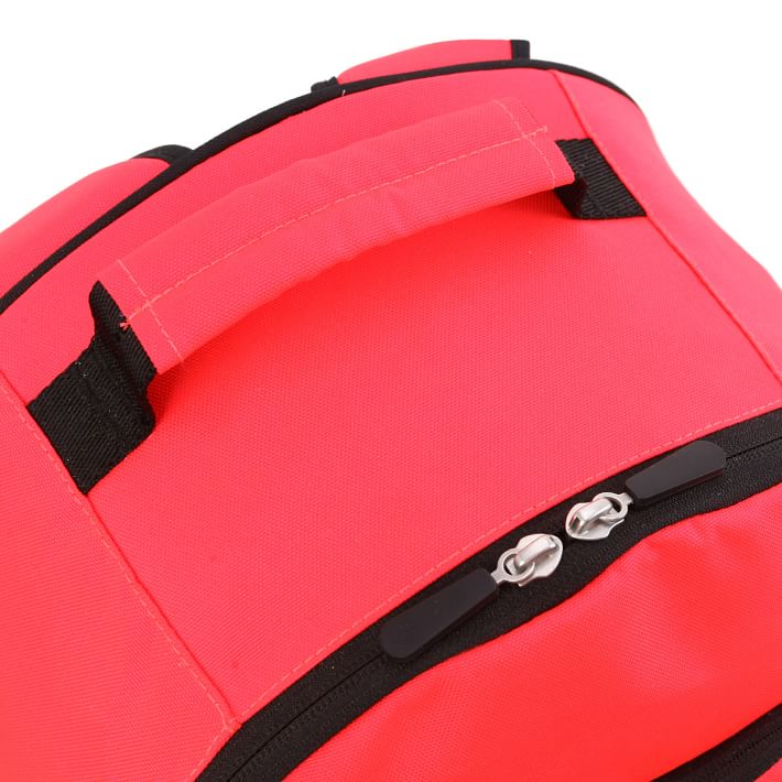 Gear-Up Neon Red Solid Backpack | Pottery Barn Teen