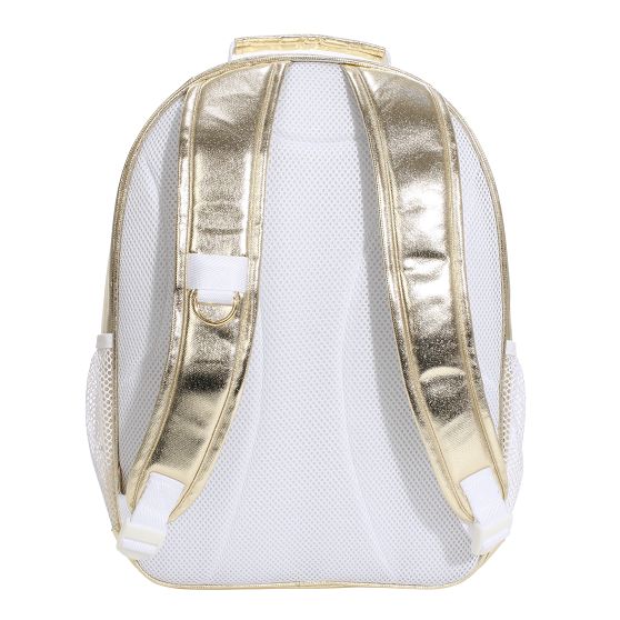 Metallic Gold Backpack and Solid White Slim Water Bottle Bundle | Pottery Barn Teen