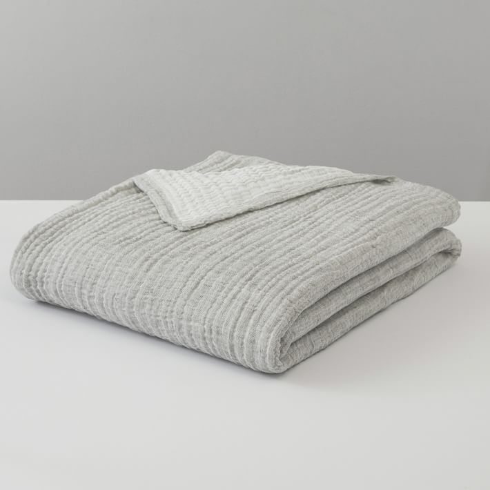 Super Soft Muslin Throw Blanket | Pottery Barn Teen