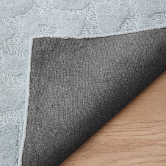 Leopard Performance Rug - Blue | Pottery Barn Teen