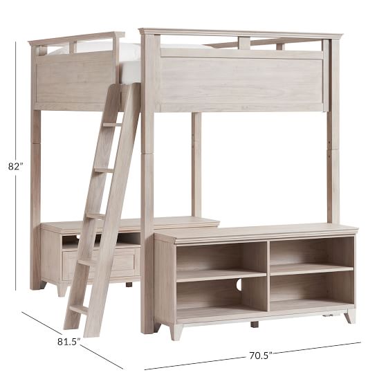 Hampton Convertible Loft Bed | Pottery Barn Teen