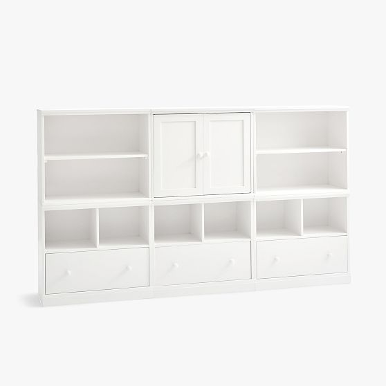 Cameron Wall 3-Cubby Drawer Base Set | Pottery Barn Teen