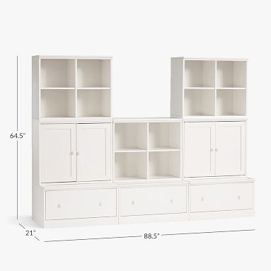 Cameron Wall 3-Drawer Base Wall System | Pottery Barn Teen