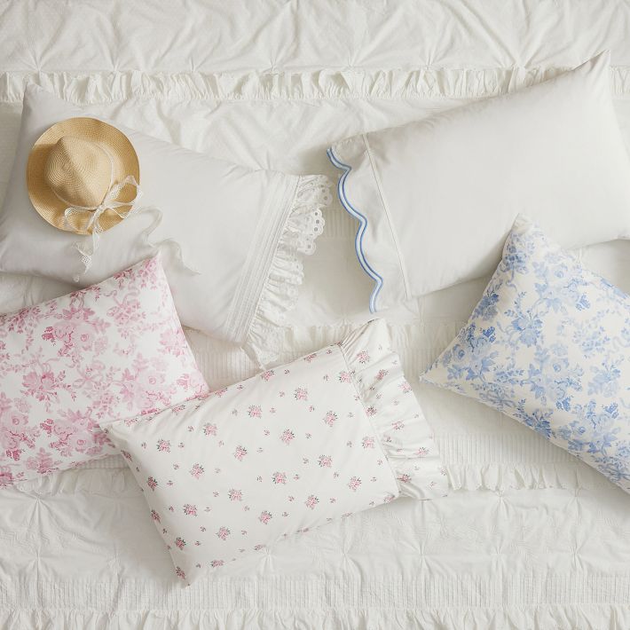 LoveShackFancy Garden Damask Organic Sheet Set | Pottery Barn Teen