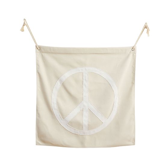Peace Sign Tapestry | Pottery Barn Teen