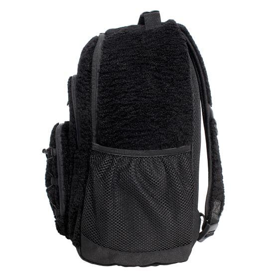 Gear-Up Solid Cozy Black Sherpa Backpack | Pottery Barn Teen