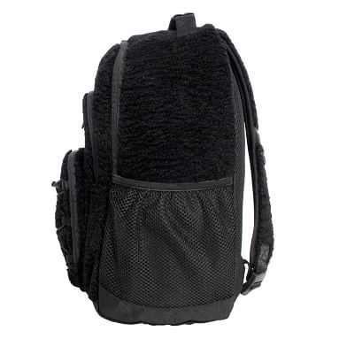 Gear-Up Solid Cozy Black Sherpa Backpack | Pottery Barn Teen