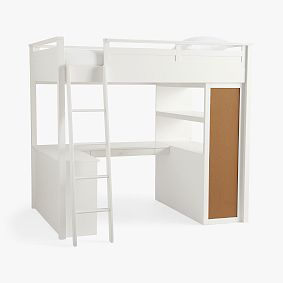 Sleep & Study® Dresser Loft Bed | Pottery Barn Teen