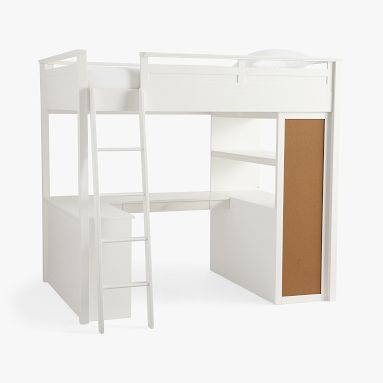 Sleep & Study Dresser Loft Bed | Pottery Barn Teen