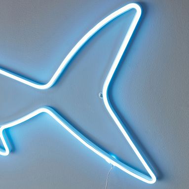 Shark LED Wall Light | Pottery Barn Teen