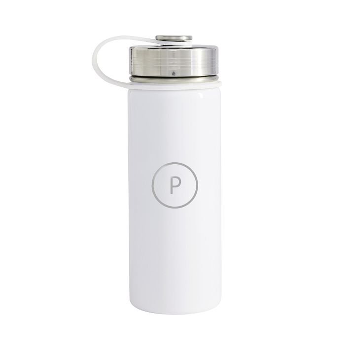 White Slim Water Bottle | Pottery Barn Teen