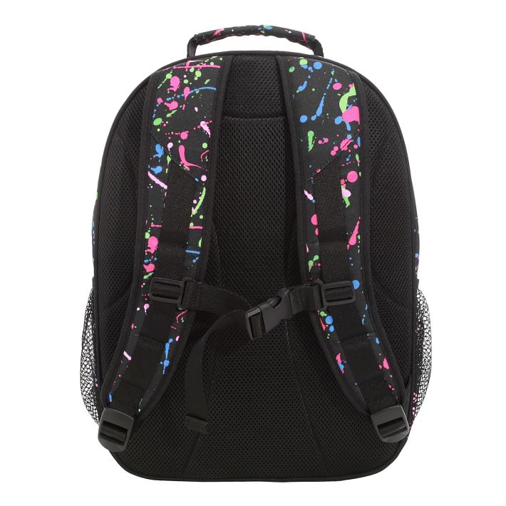 Gear-Up Splatter Black Backpacks | Pottery Barn Teen