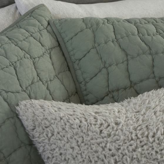 Hand-Stitched Shams | Pottery Barn Teen