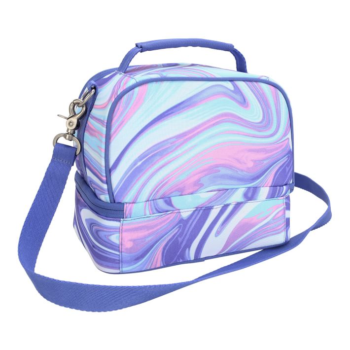 Gear-Up Pink/Purple Marble Lunch Boxes | Pottery Barn Teen