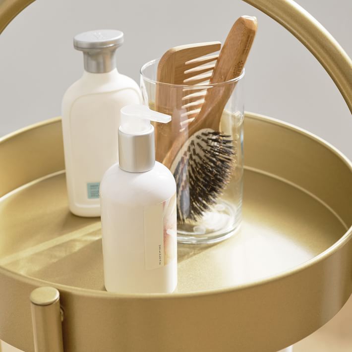 Gold Round Storage Cart | Pottery Barn Teen