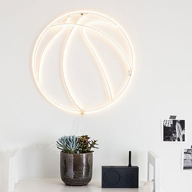 Mini Basketball LED Light | Pottery Barn Teen
