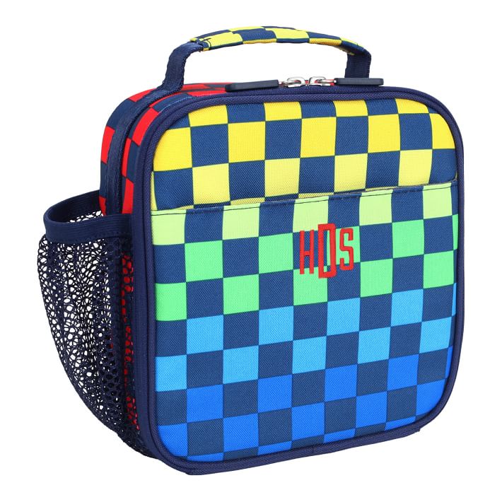 Gear-Up Rainbow Checkered Pixel Lunch Box | Pottery Barn Teen