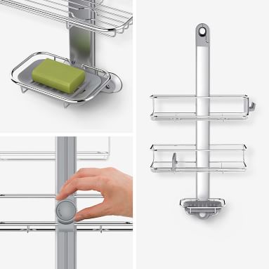 simplehuman Adjustable Shower Caddy | Pottery Barn Teen