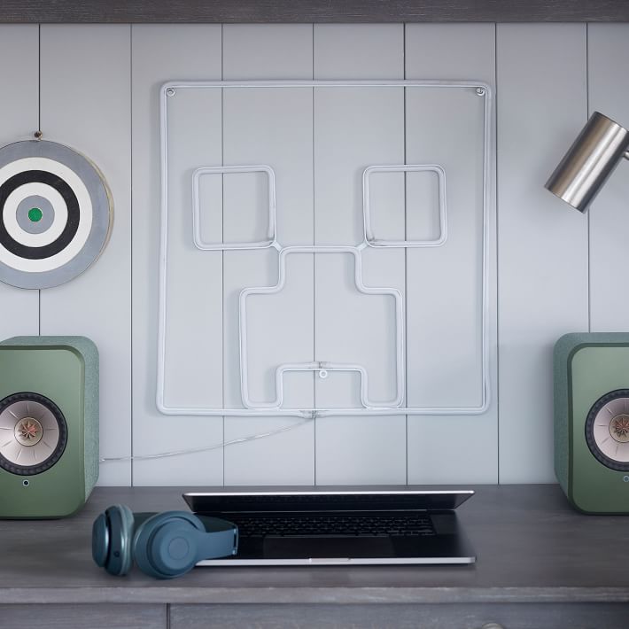 Minecraft™ Creeper LED Light | Pottery Barn Teen