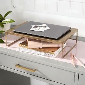 Gold Metal Desk Riser | Pottery Barn Teen