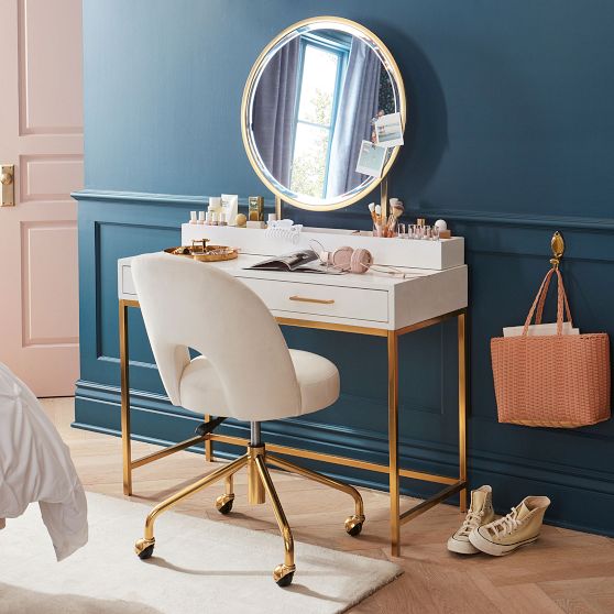 Blaire Classic Vanity Desk | Pottery Barn Teen