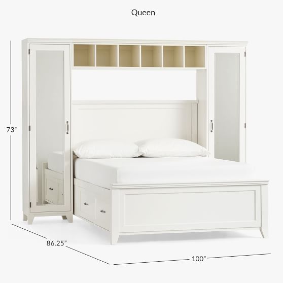 Hampton Storage Bed & Vanity Tower Set | Teen Bedroom Set | Pottery ...
