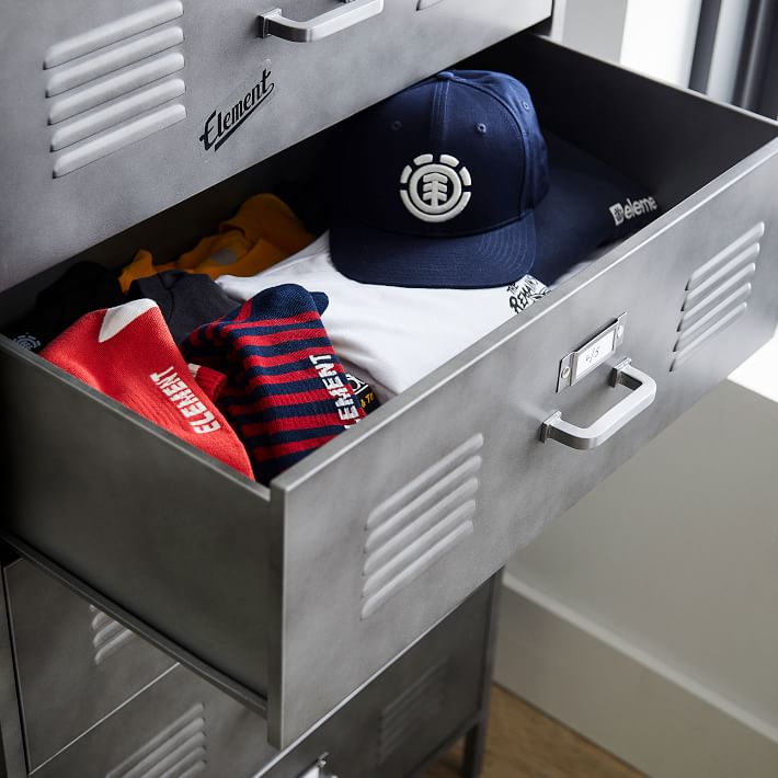 Locker Tall Chest of Drawers | Pottery Barn Teen