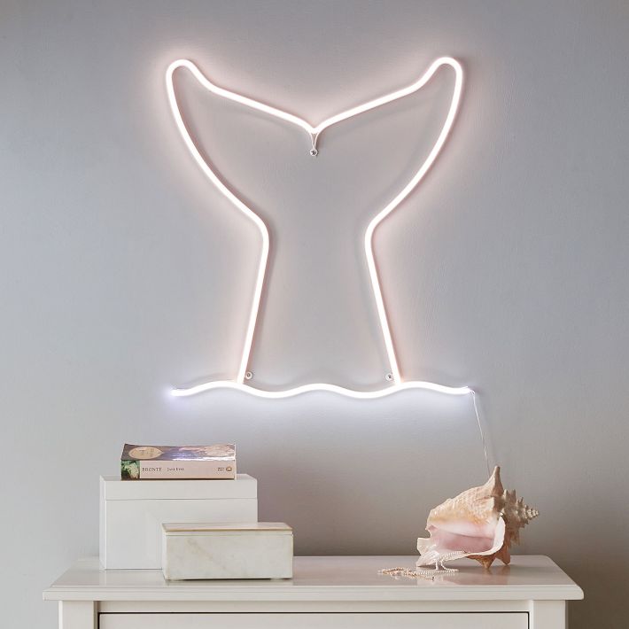 Mermaid LED Wall Light | Pottery Barn Teen