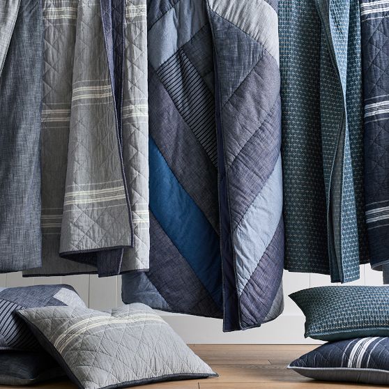 True Blue Boy's Duvet Cover + Sham | Pottery Barn Teen