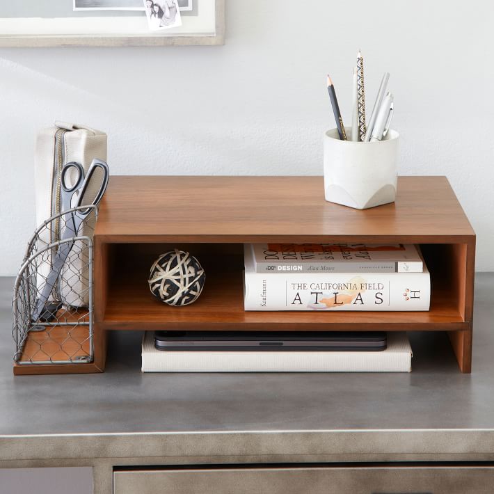 Industrial Metal USB Desk Riser | Pottery Barn Teen