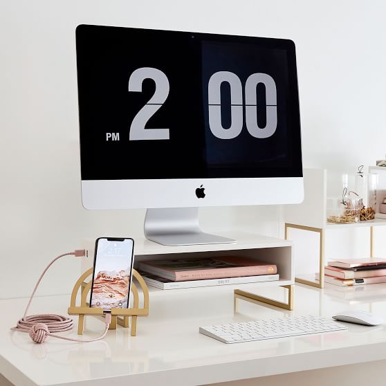 Gold Rainbow Phone/Tablet Holder | Pottery Barn Teen