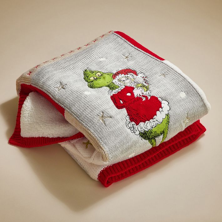 Dr. Seuss's The Grinch™ Heirloom Patchwork Throw | Pottery Barn Teen