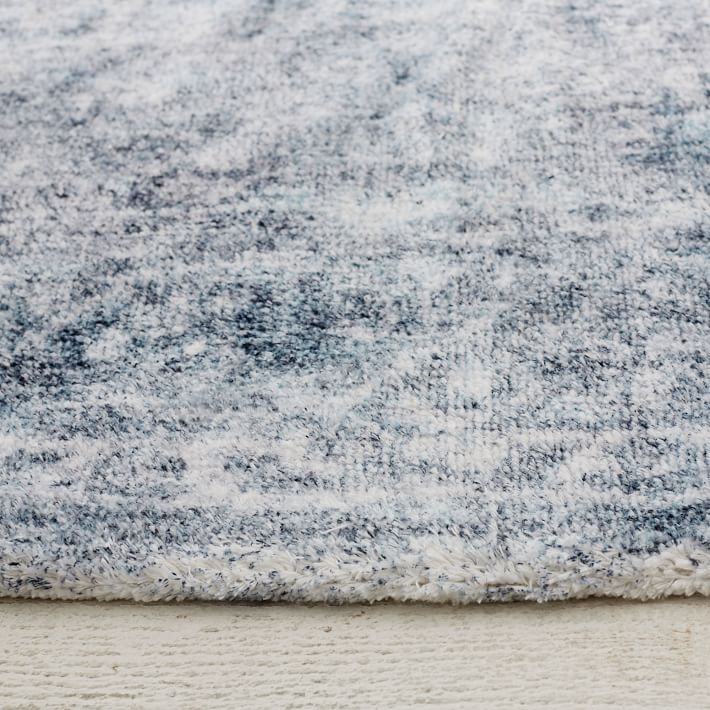 Aubrey Washable Rug - Blue Multi | Pottery Barn Teen
