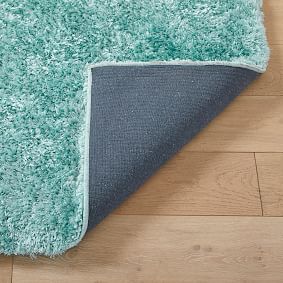Shimmer Shag Performance Rug - Pale Seafoam | Pottery Barn Teen