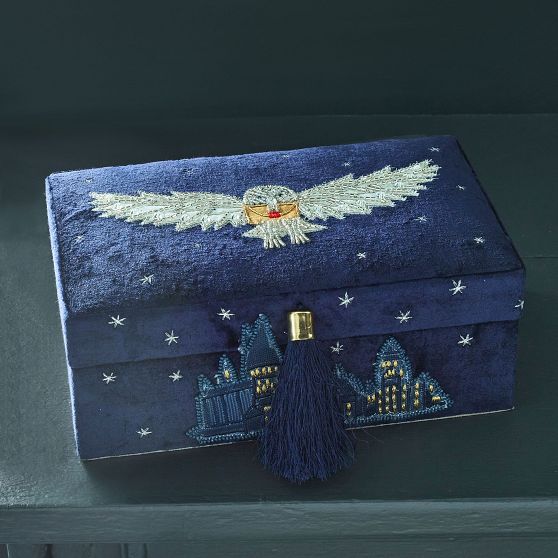 Harry Potter™ Beaded Velvet Jewelry Boxes | Pottery Barn Teen