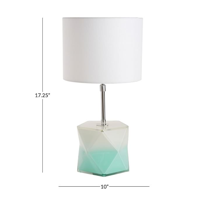 Pool Ombre Prism Table Lamp | Pottery Barn Teen