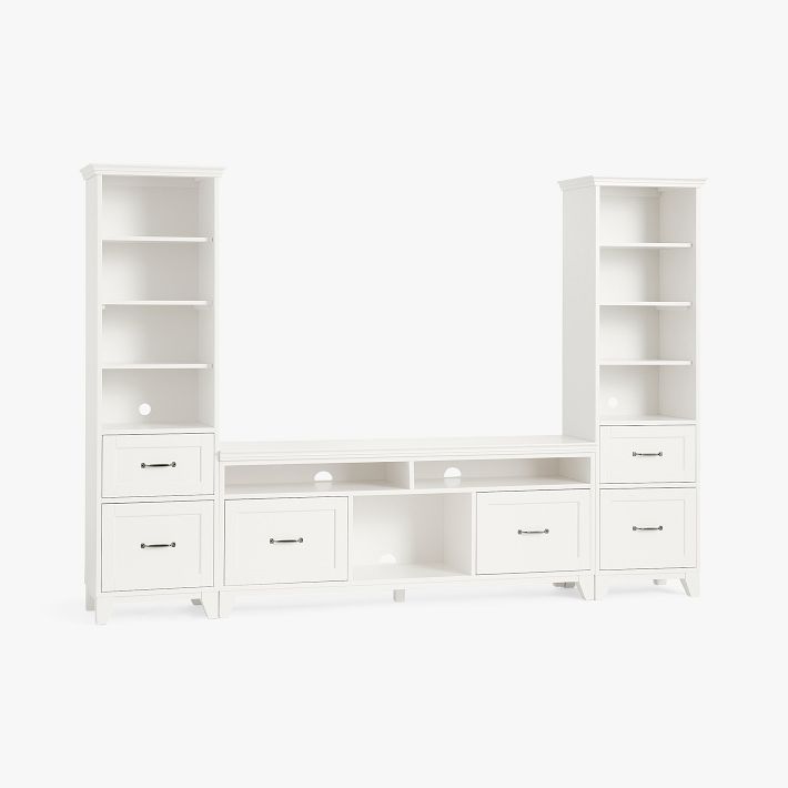 Hampton Media Storage Tower Set | Pottery Barn Teen