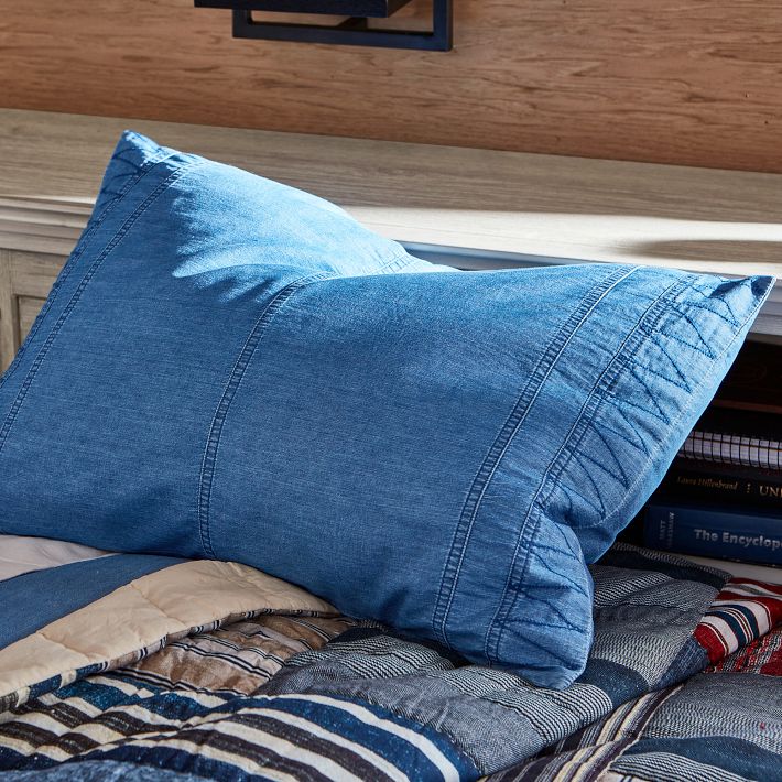 Denim Hangout Duvet Cover | Pottery Barn Teen