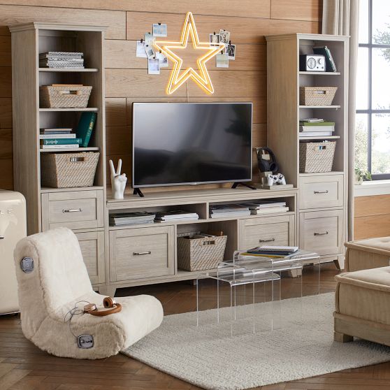 Hampton Media Storage Tower Set | Pottery Barn Teen