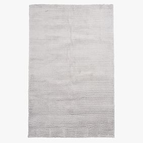 Ribbed Wool Rug - Slate Blue | Pottery Barn Teen