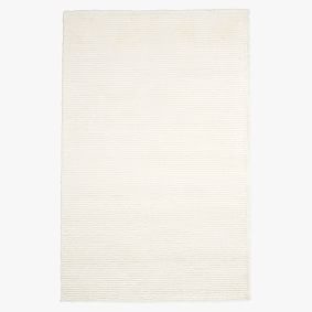 Ribbed Wool Rug - Slate Blue | Pottery Barn Teen